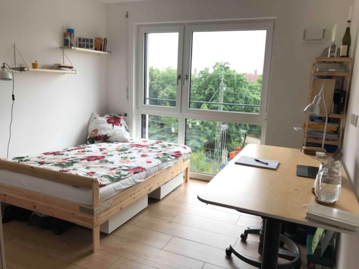 Moderne Ein-Zimmer-Wohnung für Studenten und Auszubildende - 1-Zimmer ...