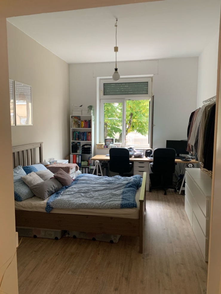 Möbliertes WG-Zimmer Weststadt zur Untermiete - WG-Zimmer in Karlsruhe