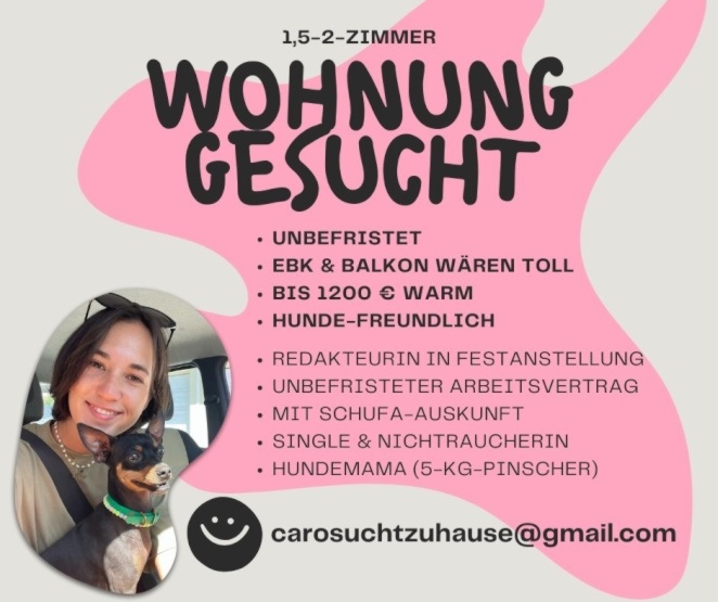 2-Zi-Wohnung gesucht! - Wohnung in München gesucht - WG-Gesucht.de