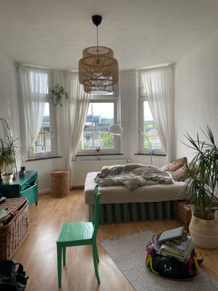 Wunderschönes Zimmer mit Erker in Altbauwohnung zu vermieten - Wohngemeinschaften Witten-Mitte
