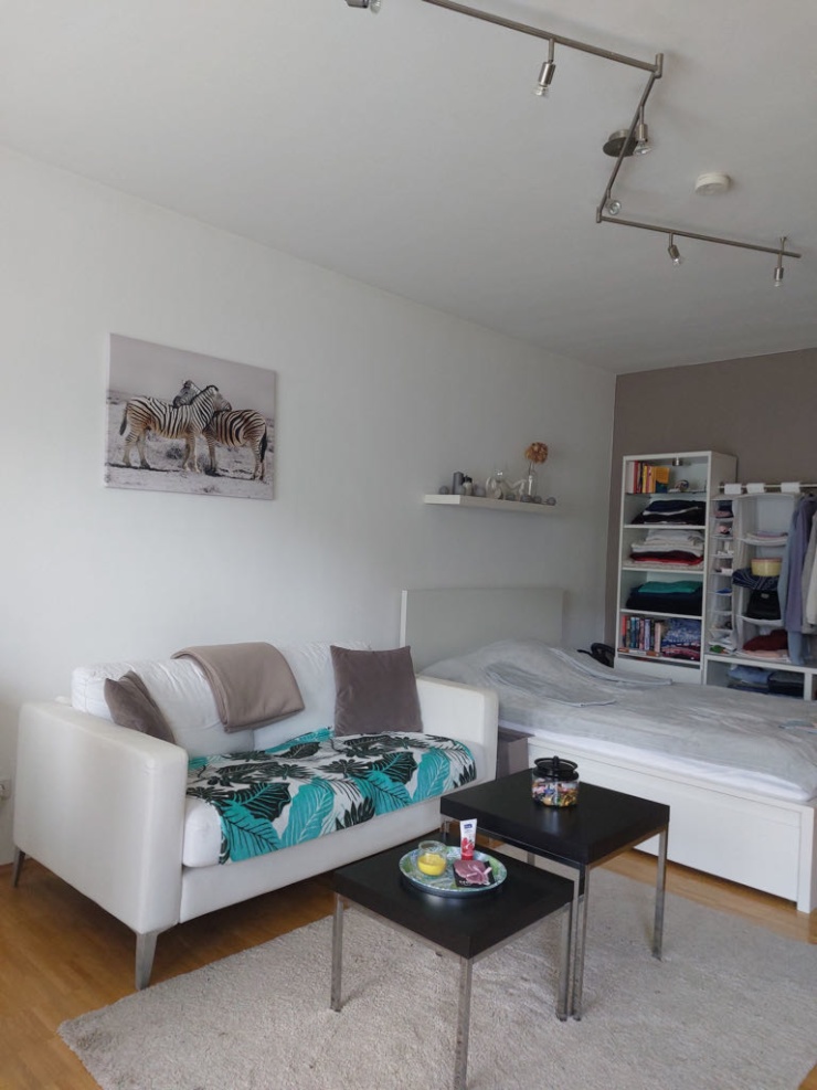 Helle 1-Zimmer Wohnung mit Terrasse in Top- Uni Lage - 1-Zimmer-Wohnung ...