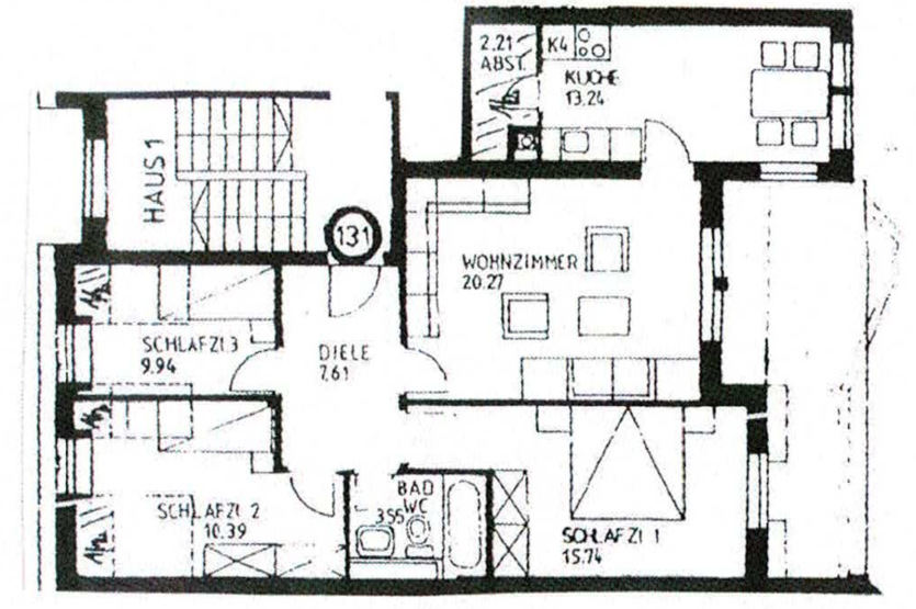 3.5 'Zimmer Wohnung, - Wohnung in Garching b. München-Garching